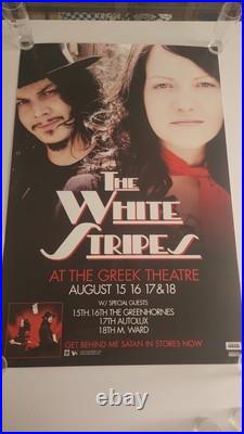 White Stripes Original Concert Poster 2005 Original Concert Posters